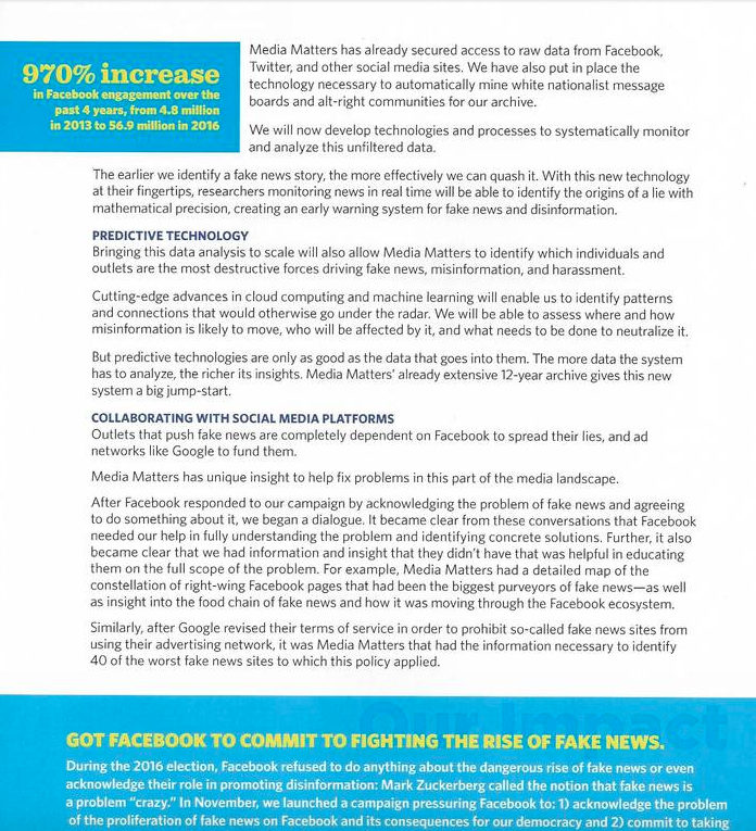 FLASHBACK: Facebook Caught Working with Far Left Media Matters to ...