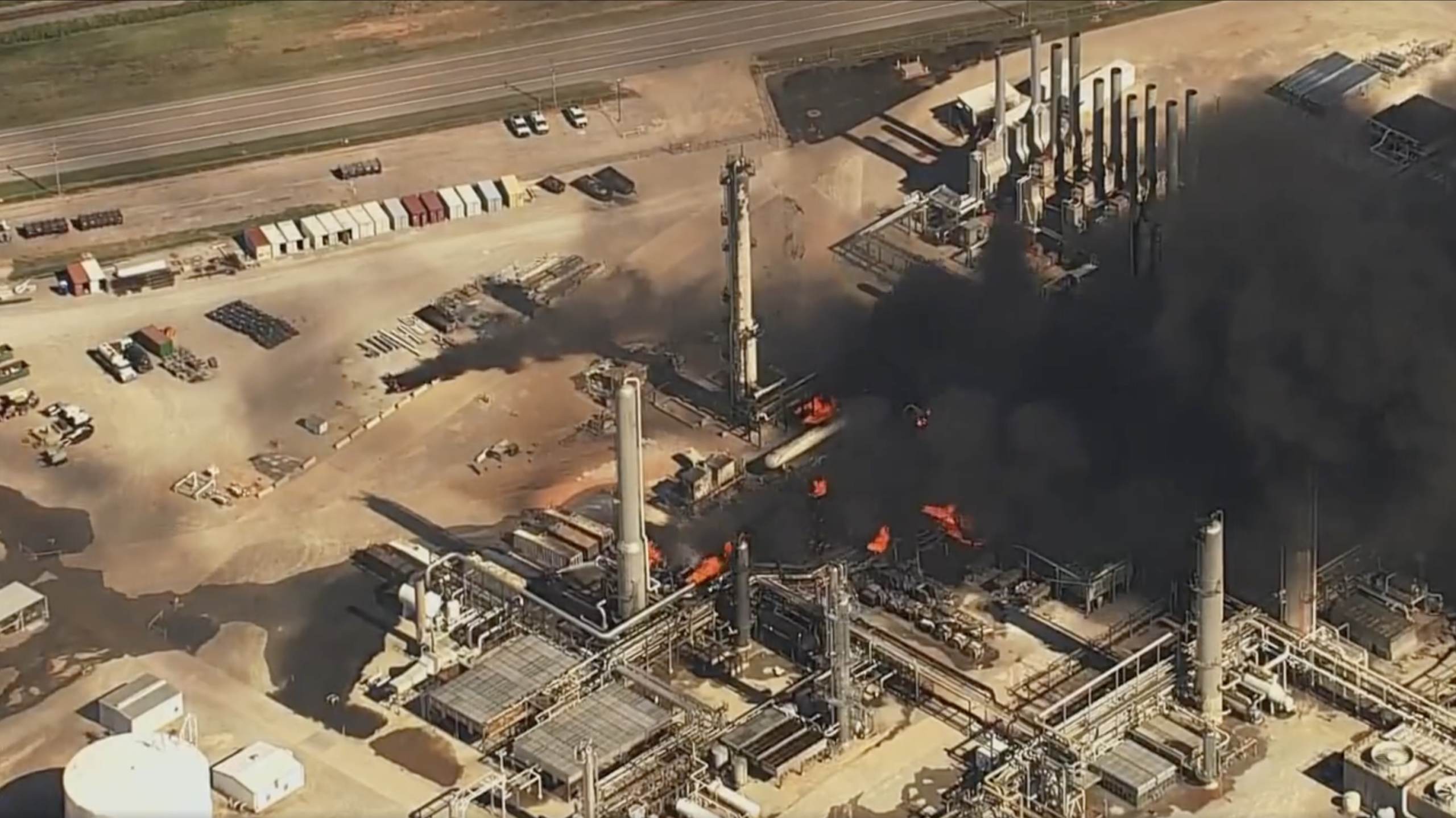 Authorities Respond to Massive Fire After Explosion at Oklahoma Natural ...