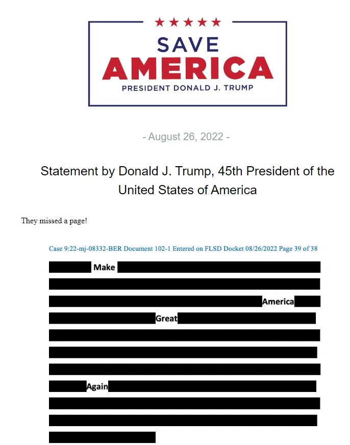 President Trump Releases One of His Best and Shortest Statements Yet ...