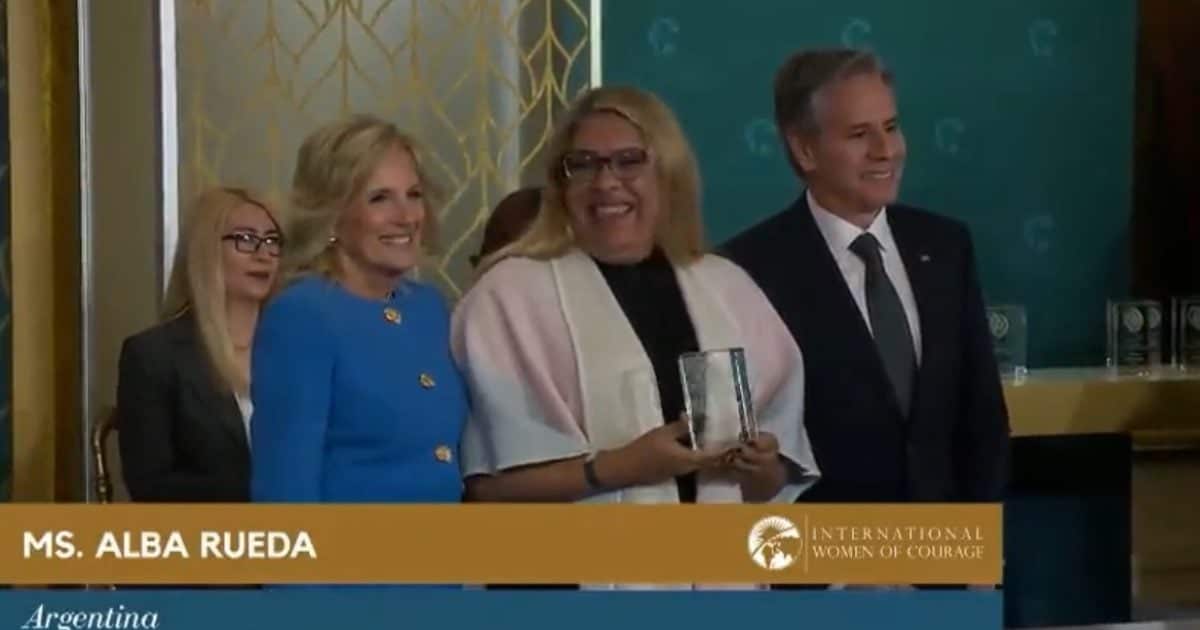 Biological Male Receives Award During the International Women of ...