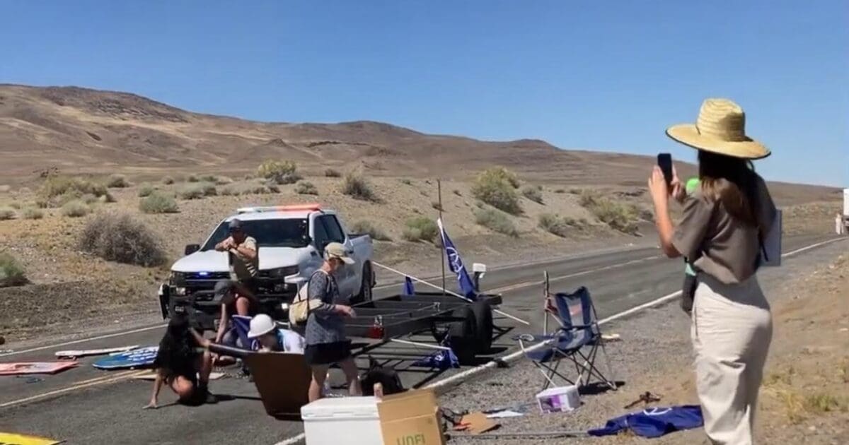 Nevada Rangers Ram Through Climate Protest Blockade, Point Gun at ...