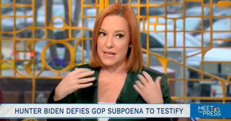 Jen Psaki Suggests Hunter Biden Should 'Disappear' and 'Stop Talking ...