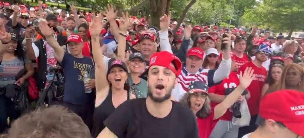 CROWD SHOTS From The Bronx Trump Rally Are AMAZING - Black-Hispanic ...