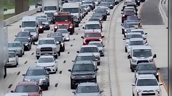 Evacuation Panic Causes Major Traffic Jams and Fuel Shortages in Florida as Hurricane Milton ...