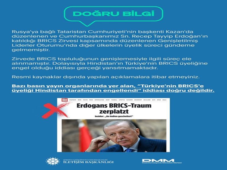 Turkiye Debunked Bild’s Fake News About India Reportedly Vetoing Its ...