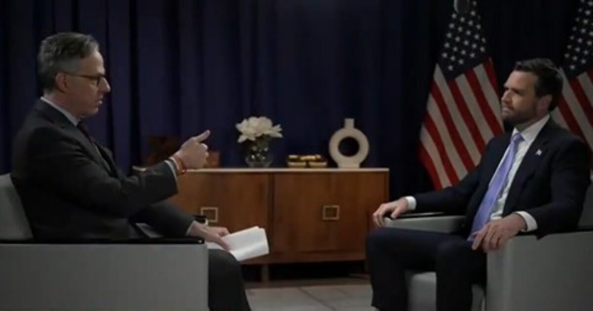 WATCH: JD Vance Leaves an Angry Jake Tapper Stunned After Exposing the ...