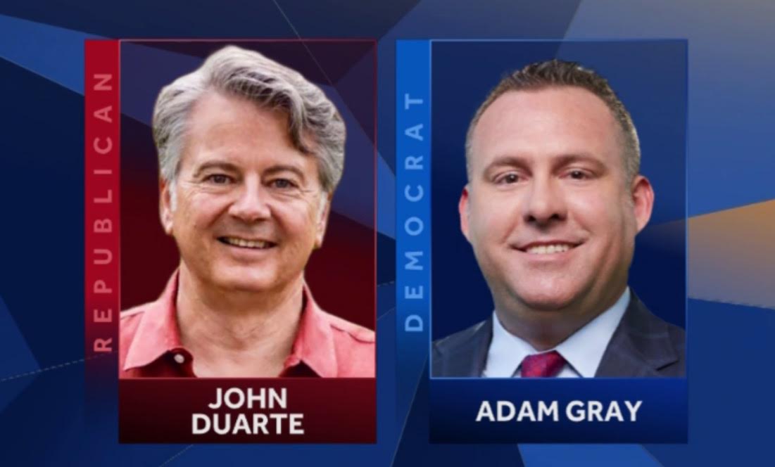 Democrat Adam Grey Pulls Ahead of GOP Incumbent John Duarte 3 Weeks ...