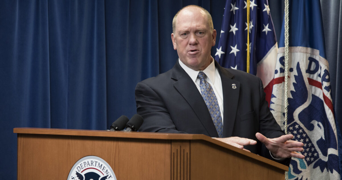 President Trump Appoints Former ICE Director Tom Homan as “Border Czar ...
