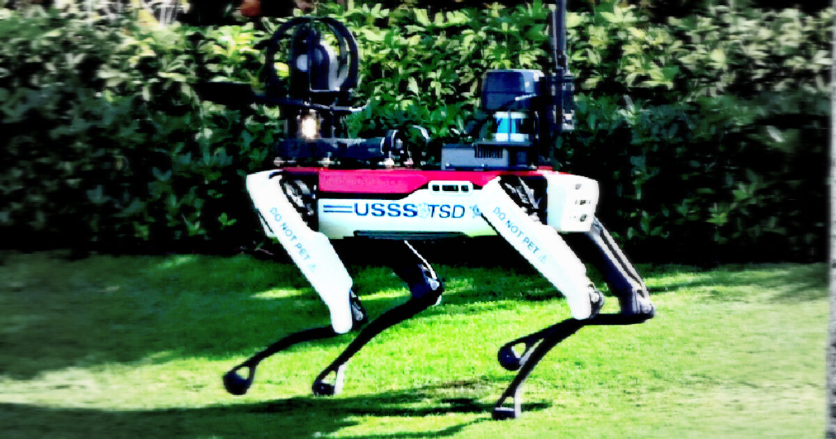 ‘Who Let the Dogs Out?’: Beefed-Up Trump Security Sees Robot-Dog ...