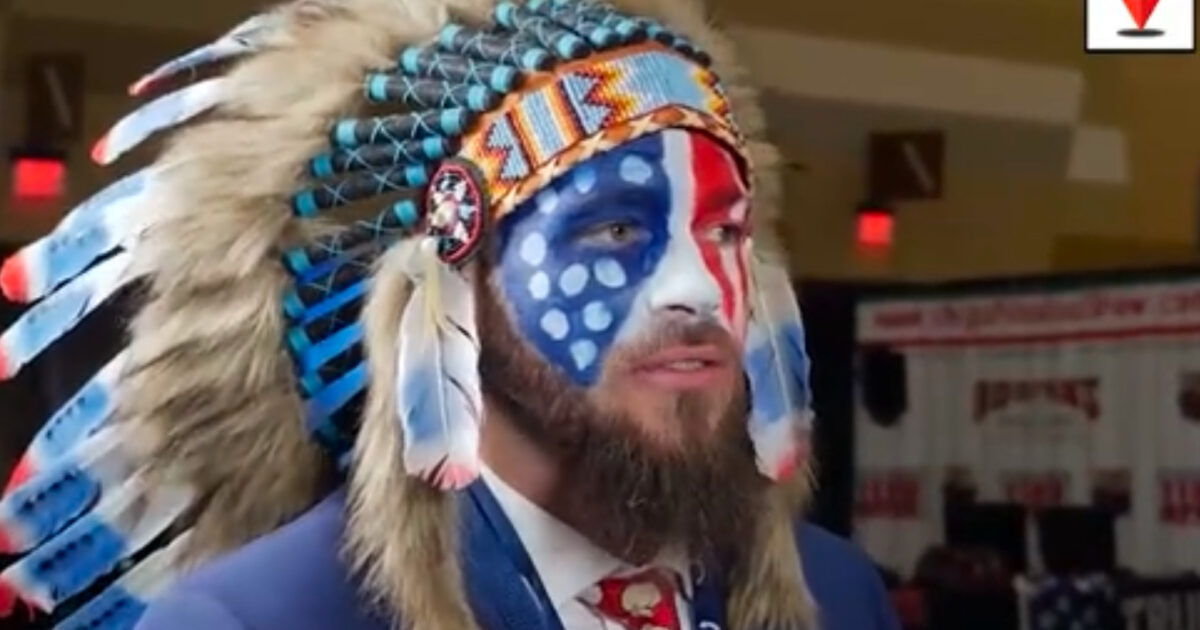 J6 'QAnon Shaman' Jacob Chansley: Kamala Harris Certifying Her Own ...