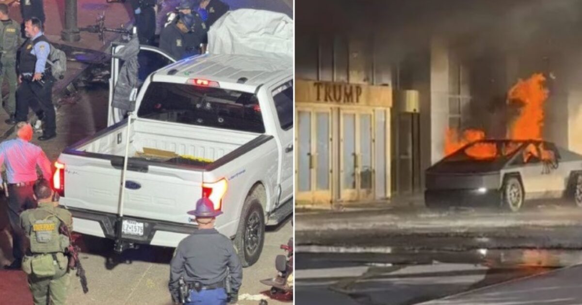 Cybertruck That Exploded Outside Trump Vegas Hotel Contained Bomb and ...