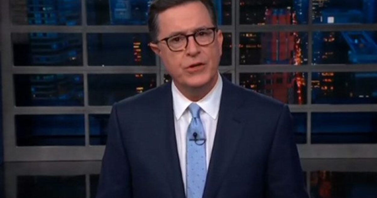 Self-Important Loser Stephen Colbert is Sad Biden is Leaving Office ...
