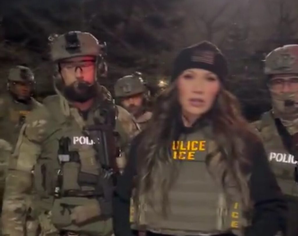 Kristi Noem Leads ICE Raids in Northern Virginia After Leak by Reporter ...