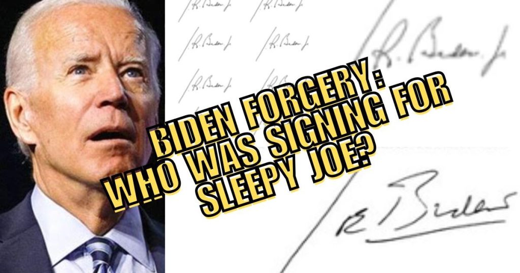 BIDEN AUTOPEN SCANDAL BOMBSHELL: Key Biden Aide Suspected of Exceeding ...