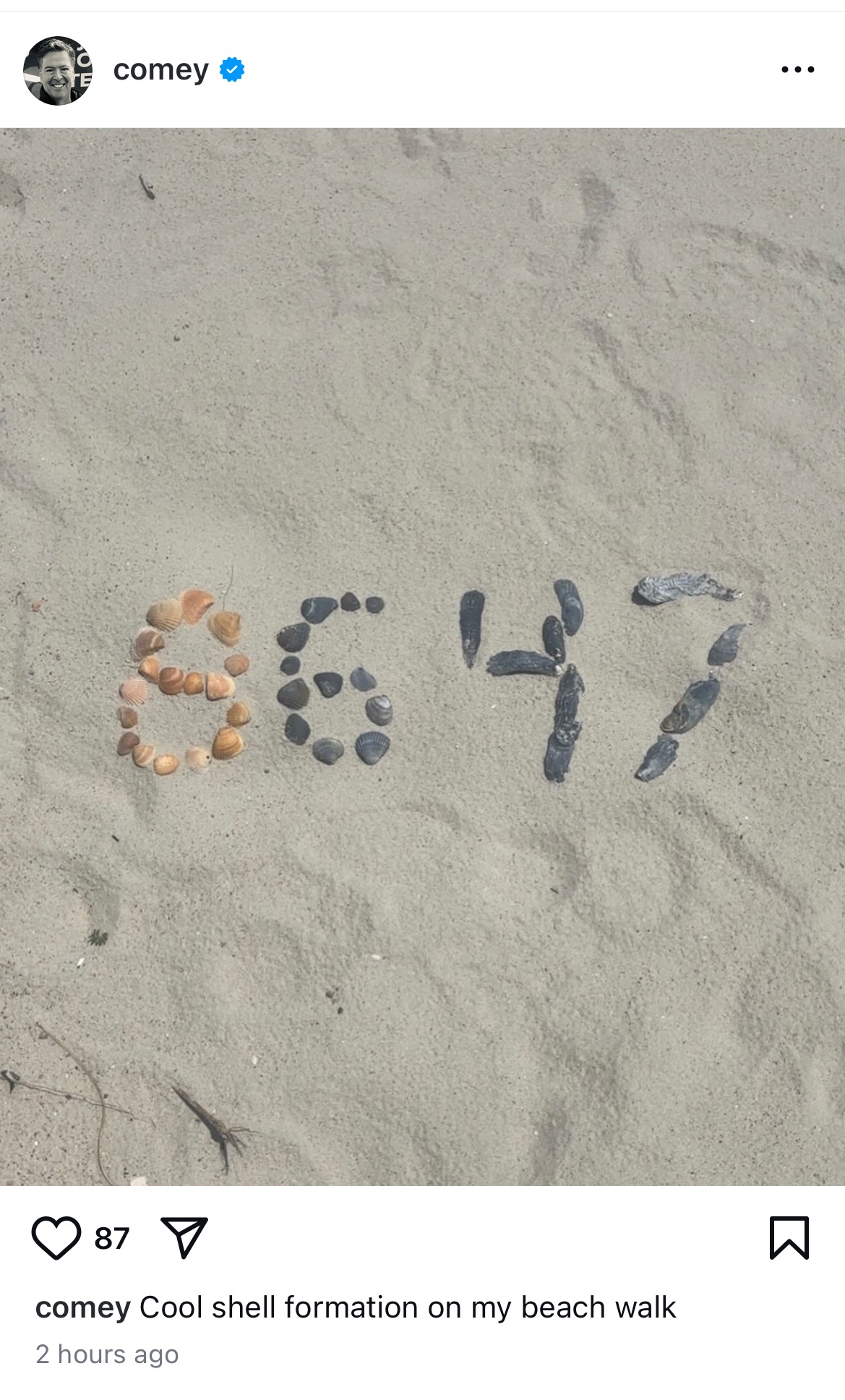 Comey Deletes Trump Assassination Social Media Post – Updates With ...