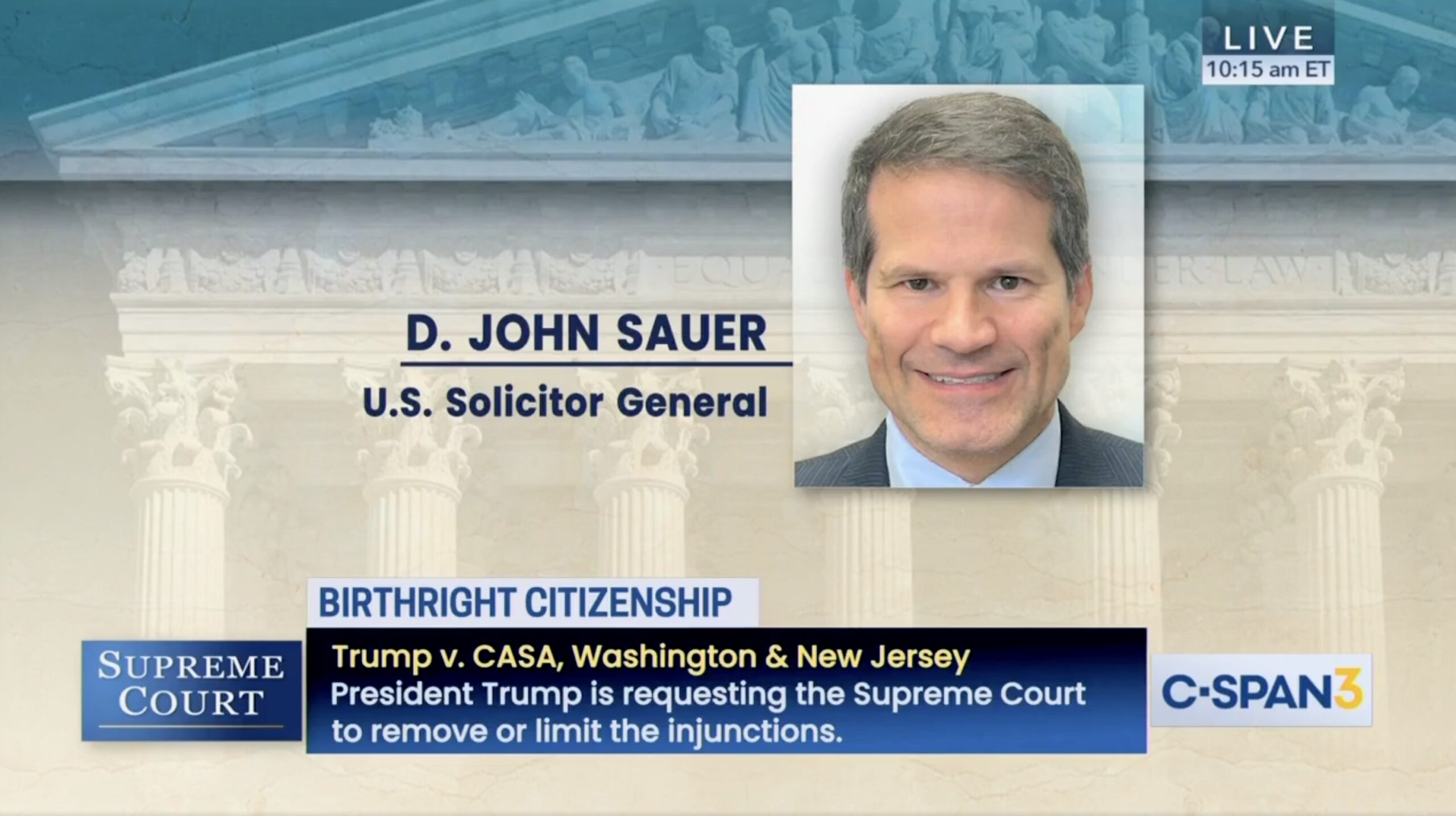 Solicitor General John Sauer Slams “Judicial Insurrection” — Blasts ...