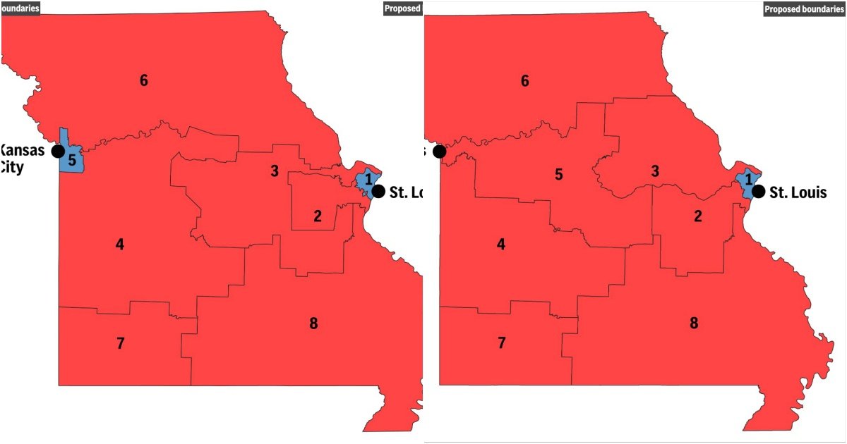 Missouri House OVERWHELMINGLY Passes New Congressional Map — Slashes ...